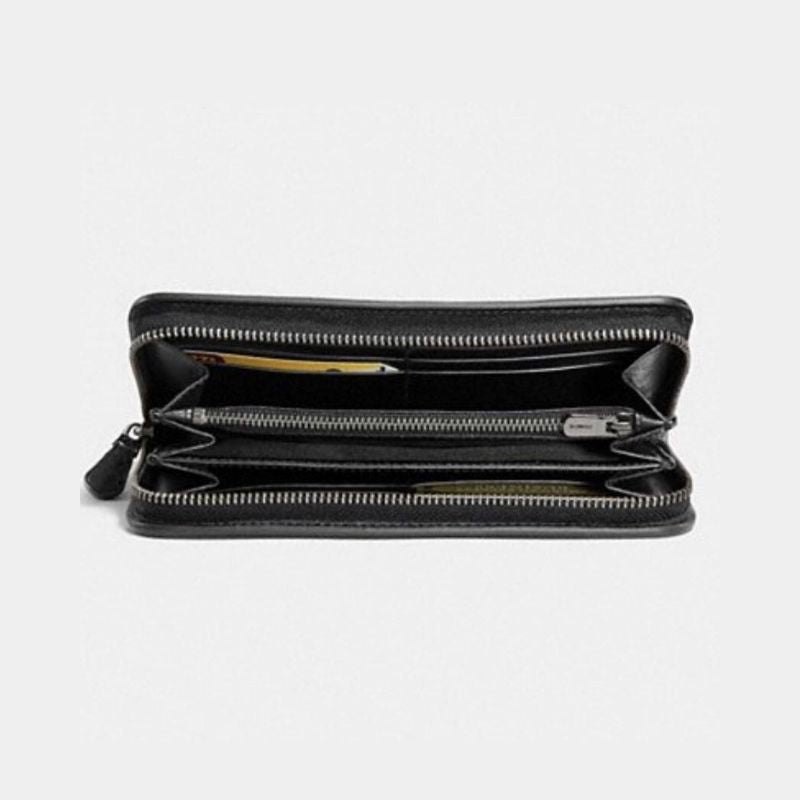 Disney Meditating Mickey Mouse Glovetanned Leather Accordion Zip Wallet ...