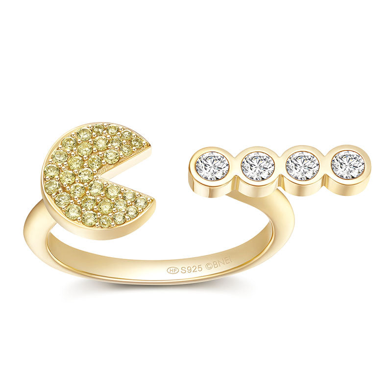 PacMan Eating Pellets Ring - Seven Season